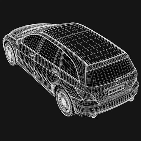 Mercedes R Class 3d Model Cgtrader