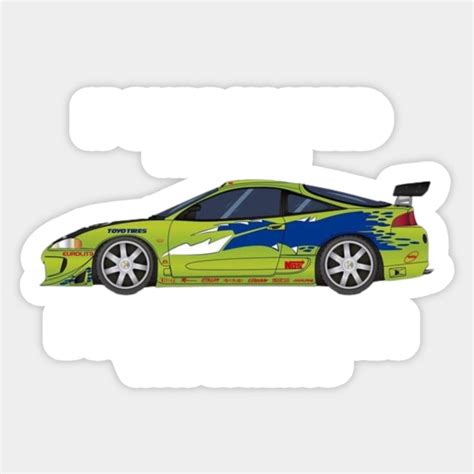 Paul Walkers Eclipse Paul Walker Sticker Teepublic
