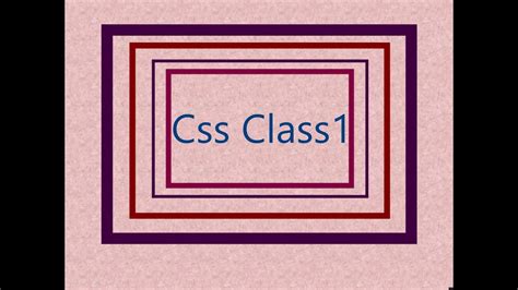 Css1 What Is Css And How To Embedded Css Code Into Html Youtube