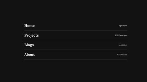 Codepen Menu Hover Image