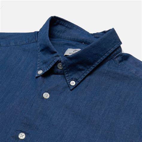 Мужская рубашка Woolrich Classic Indigo, CFWOSI0093MRUT3116-3481