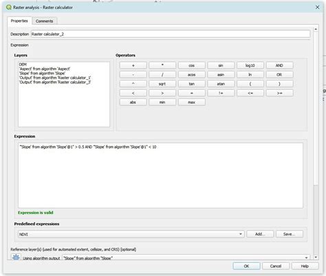 Qgis Raster Calculator Window Without Specified Layers From Graphical Model Geographic
