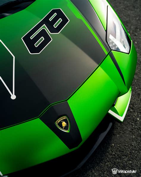 Lamborghini Aventador Roadster Racing Wrap Wrapstyle