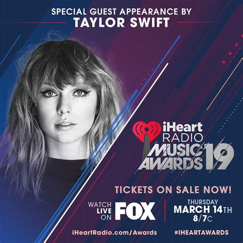 Taylor Swift Appearanceperformance At Iheart Radio Music Awards On