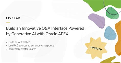 oracle 🚀 your favorite workshop just got an update building chatbots is now easier than ever