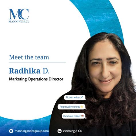 Manning And Co On Linkedin Radhika D