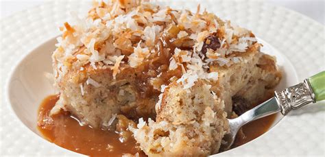 Triple Coconut Bread Pudding A Taste Of Thai