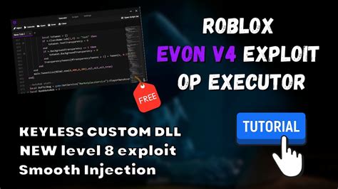 Roblox Evon Executor V4 Download Tutorial Keyless Level 8 Executor