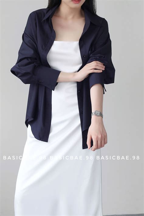 Bb Sơ Mi Basic Chất Sợi Tre Bamboo Cao Cấp đường May Chỉn Chu By Basicbae98 Basicbae 98