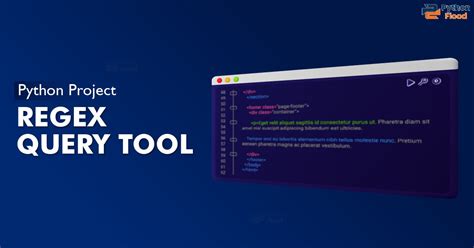 Python Project — Regex Query Tool By Rahul Patodi Pythonflood