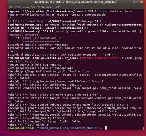 构建 Imx6ull Pro 版的根文件系统中，编译系统出错 Buildroot 嵌入式开发问答社区