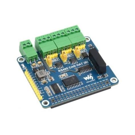 Waveshare Isolated Rs485 Can Hat B For Raspberry Pi 2 Ch Rs485 And 1 Ch Can Multi