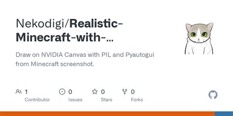 Github Nekodigi Realistic Minecraft With Nvidiacanvas Python Draw On Nvidia Canvas With Pil