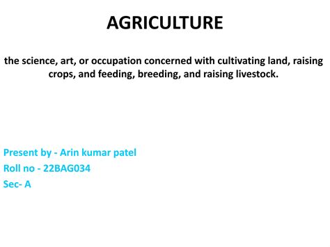 Crop Production Ppt