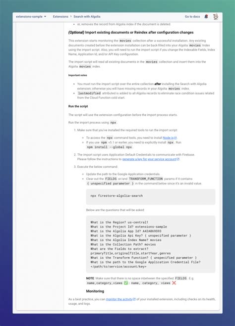 Full Text Search In Firestore With Algolia Firebase Extension
