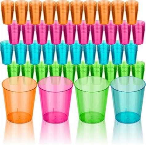 Kitcheniva Disposable Plastic Shot Glasses 2 Oz 120 Count 120 Count