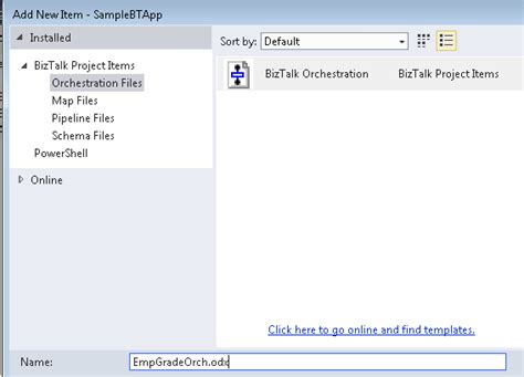 Create First Biztalk Orchestration Biztalk World