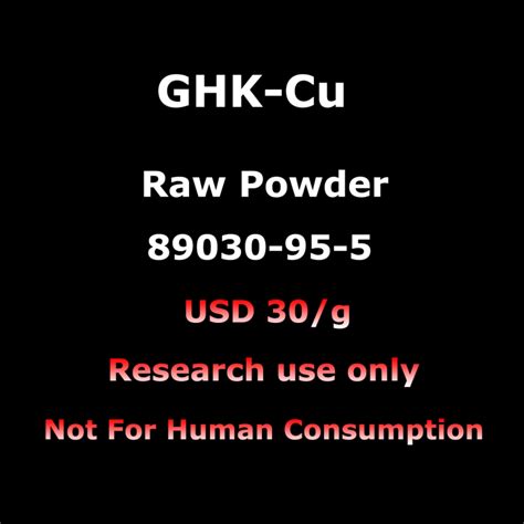 Ghk Cu Raw Powder Bfflink Products For Research Use Only Not For