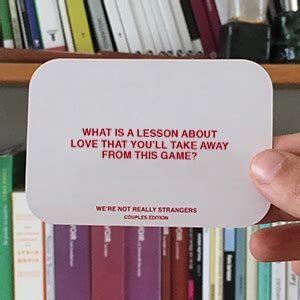 Were Not Really Strangers Édition Couples Par Were Not Really