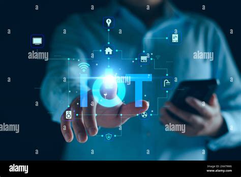 Smart Home Interface Control Iot Internet Of Things Connected Devices