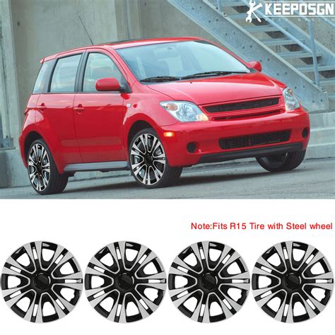For 2004 2006 Scion Xa 15 4 Hubcaps Wheel Cover Hub Caps Fits R15