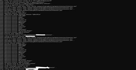 Unable To Extend Private And Public Extensions From Github Repo
