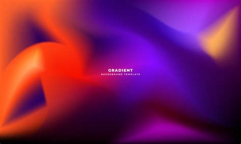 Premium Vector Colorful Gradient Mesh Background Template Copy Space Fluid Colour Gradation