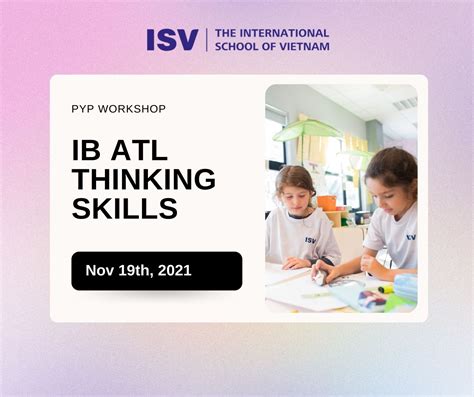 PYP Online Workshop Approaches To Learning ATL In The IB Primary Years Programme