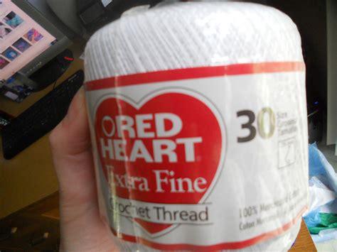 Ravelry Red Heart Extra Fine Crochet Thread Size 30
