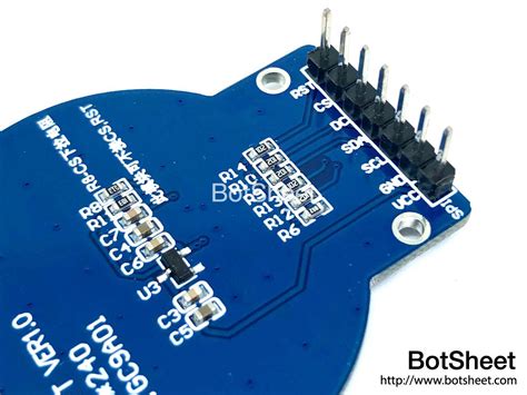 吋彩色IPS TFT 圓形顯示屏 x px GC A 晶片 SPI介面 BotSheet