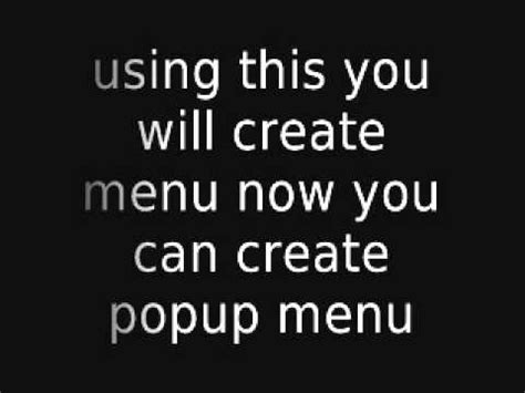 How To Create Menu In Java Coding YouTube