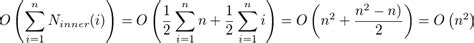 C Big O Of Nested Loop That With Varying Iterations Stack Overflow