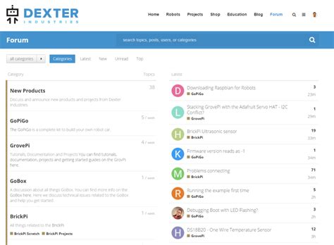 Fresh New Forums Dexter Industries
