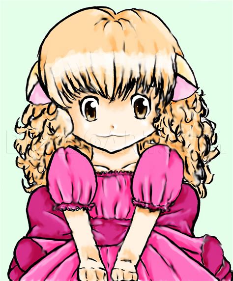 How To Draw An Anime Dog Girl Step By Step Drawing Guide By