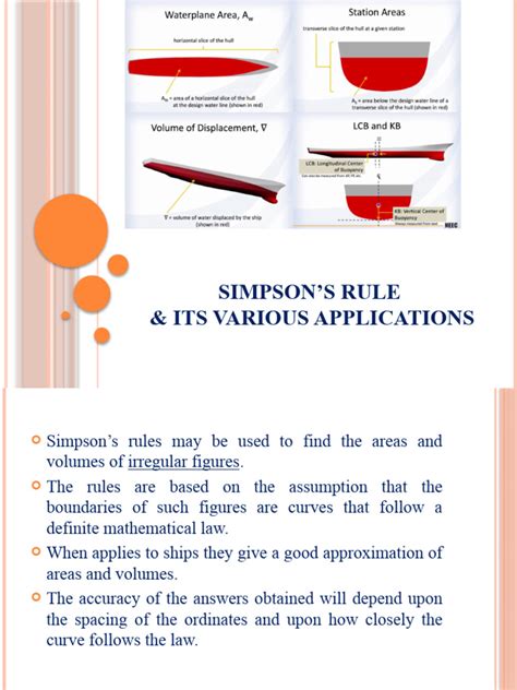 05 Simpsons Rule Pdf Area Elementary Mathematics