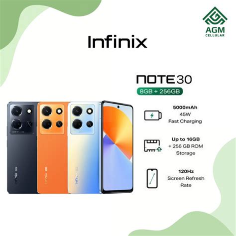 Jual Handphone Infinix Note Ram Gb Gb Obsidian Black Interstellar Blue Sunset Gold