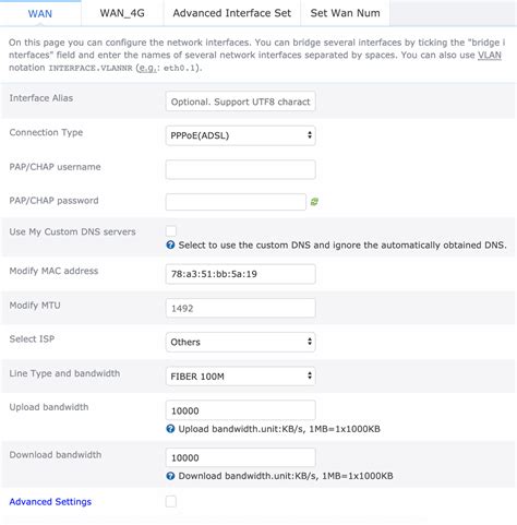 WAN Config Ezenos Manual