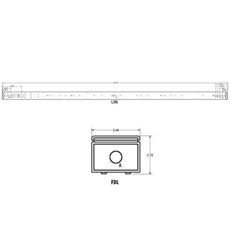 Lithonia Clx 96 64w Led Linear Strip Light Flat Diffuse
