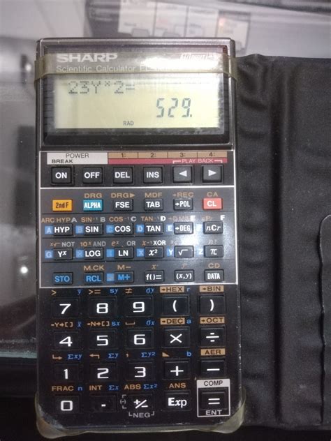 Sharp Vintage Scientific Calculator Mobile Phones Gadgets Other Gadgets On Carousell