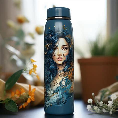 Premium Ai Image Reusable Drinking Water Bottles