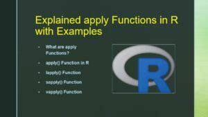 Explained Apply Functions In R With Examples Spark By Examples