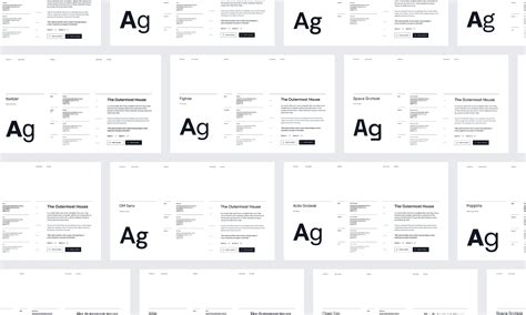 Typesetting Fonts