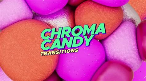 Pack Of 6 Chroma Candy Transitions On Alpha Stock Motion Graphics
