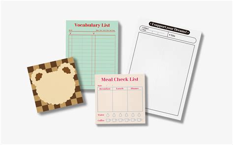 반투명 떡메모지 제작 마플