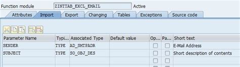 Sap Champs Abap Send Email With Attached Internal Table Xls File