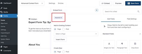 Embedding Gravity Forms In WordPress Shortcodes More
