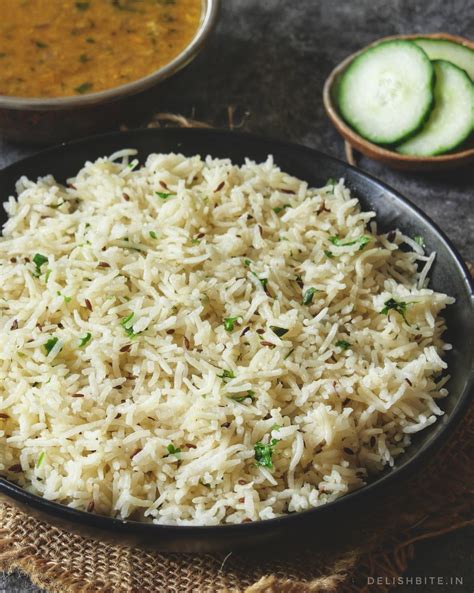 Jeera Rice Cumin Rice Recipe Delishbite