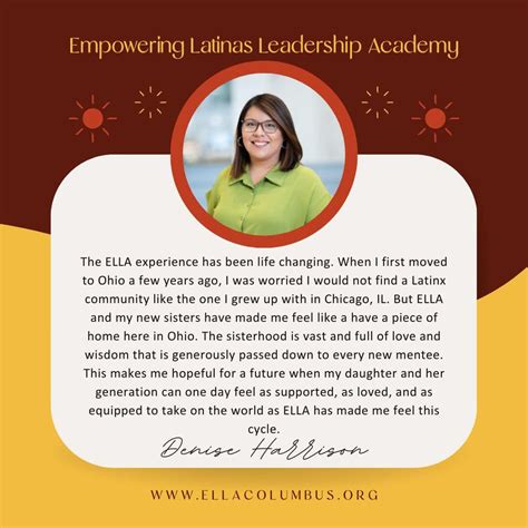 Denise Harrison Lisw S On Linkedin Empowering Latinas Leadership Academy Is Wisdom Support