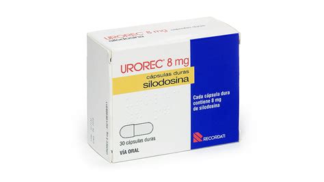 Urorec 8 Mg 30 Capsulas Farmacéuticos