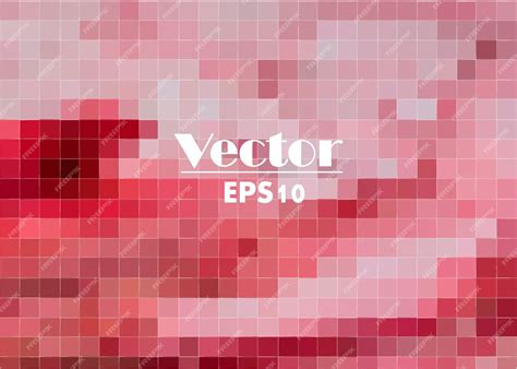 Premium Vector Pink Red Abstract Square Mosaic Tile Background
